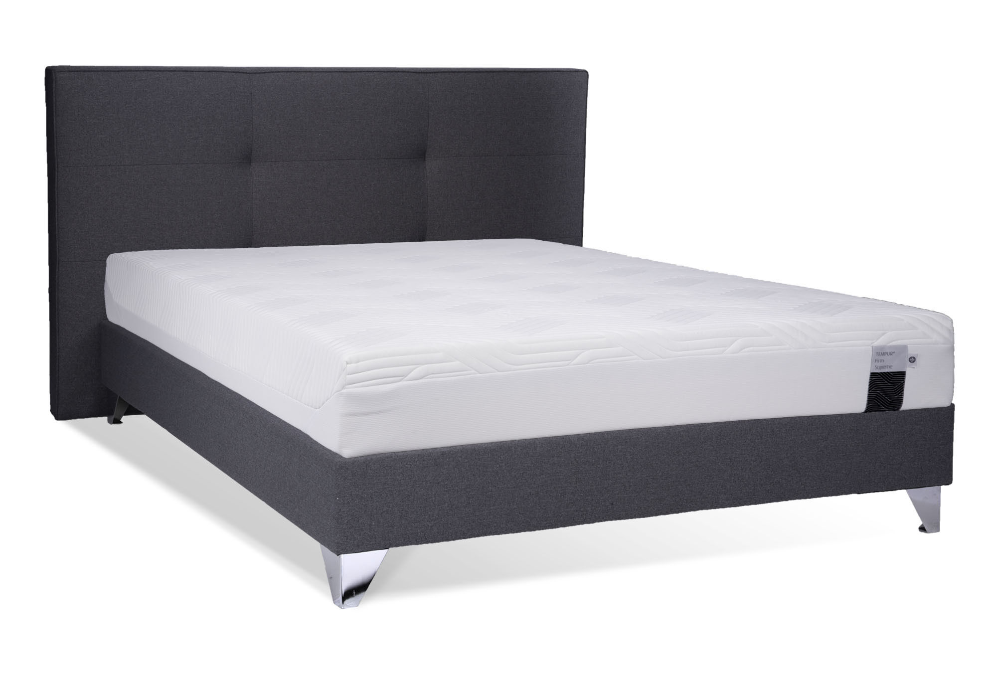 Tête de Lit Tempur Quadro 160 cm Velours Ocre | La Compagnie du lit